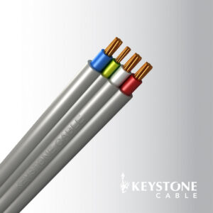 450/750V, PVC Insulated, PVC Sheathed Flat Cable - Keystone Cable