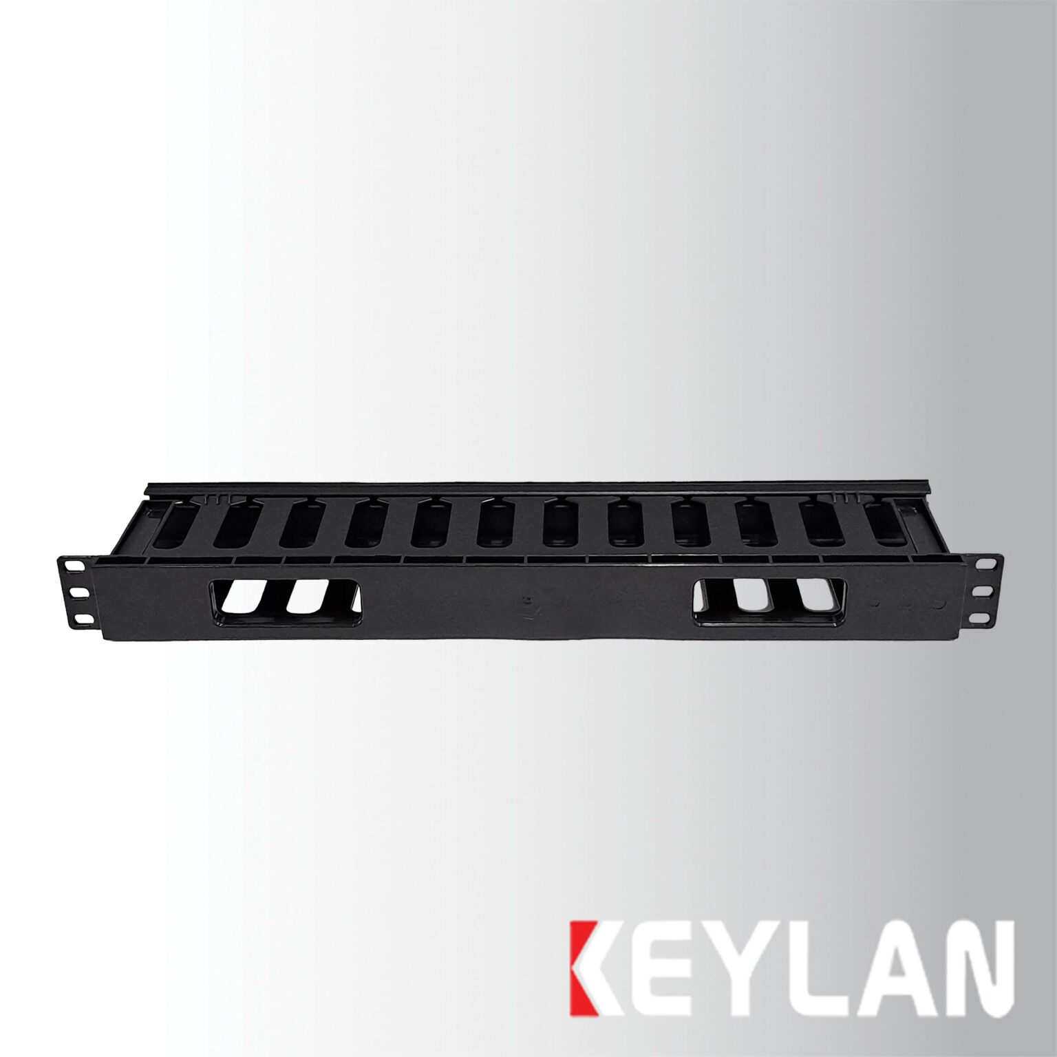 1RU, Hinged Door Cable Manager - Keystone Cable