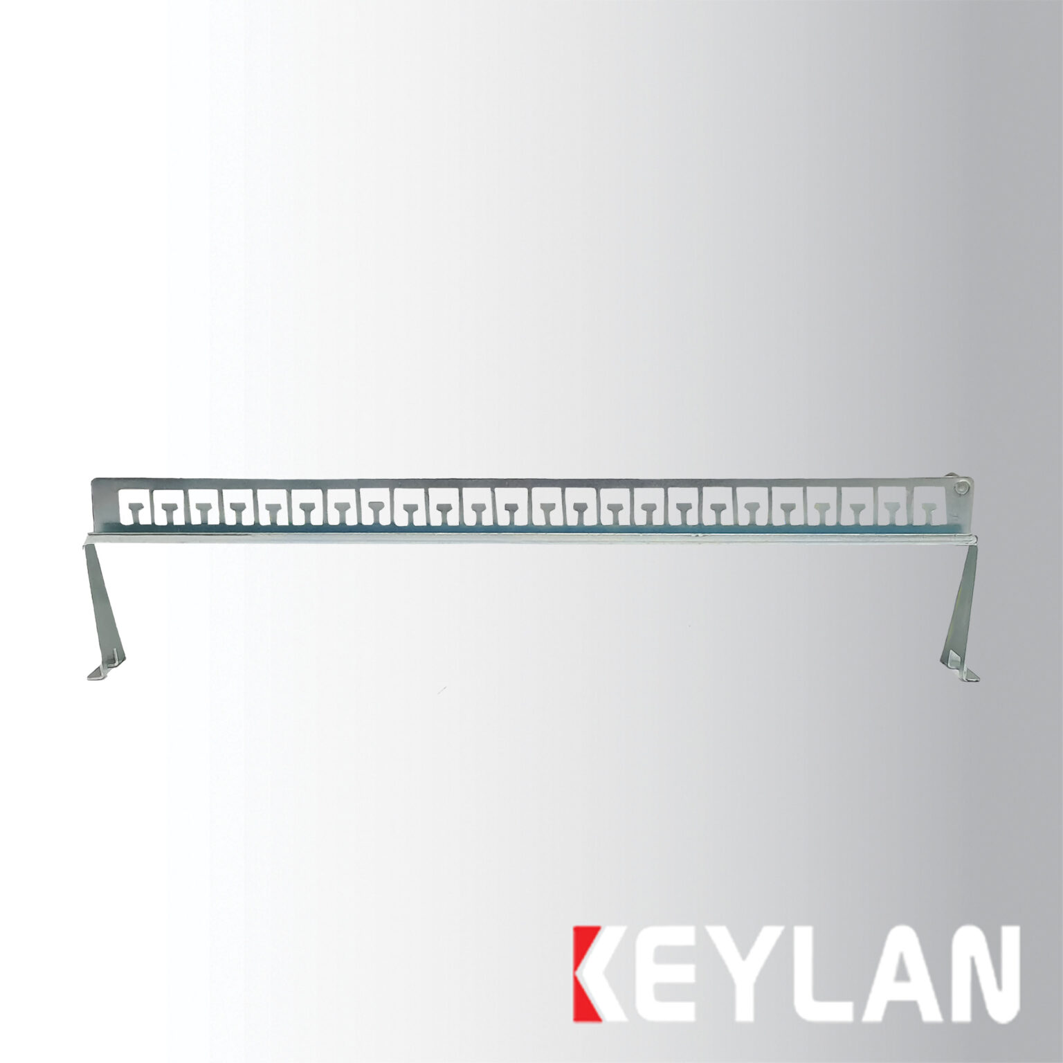 CU, Panel Cable Support Bar for Shielded 1RU Patch Panel - Keystone Cable