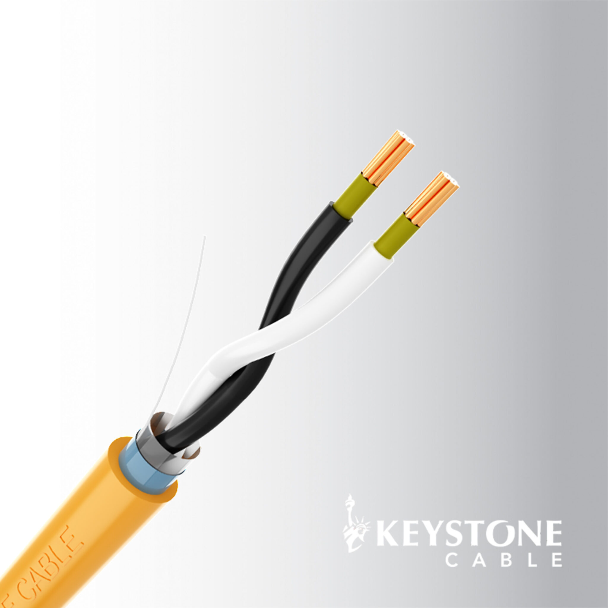 500V Single-Pair, XLPE Insulated, Mica Tape, Overall Foil Screen, LSZH ...